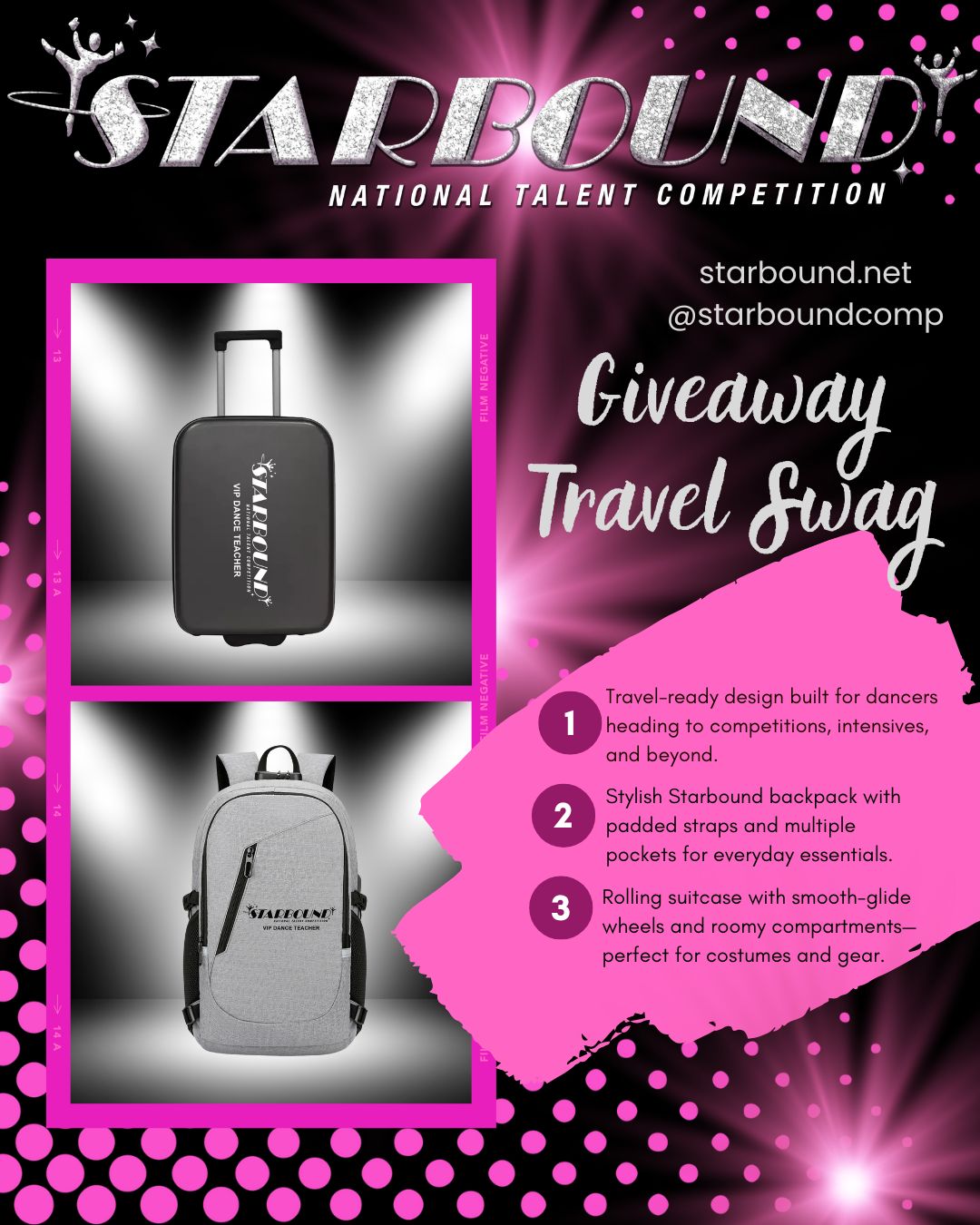 You Could Win a Starbound Travel Set! | Dance Teacher
